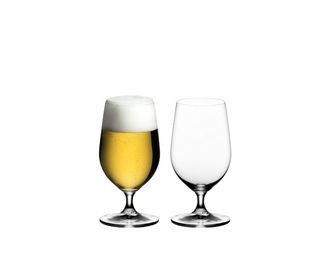 Riedel Bar Bier, 2er Set, klares Kristallglas, maschinell gefertigt