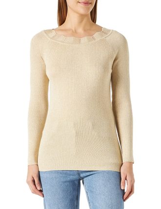 Ichi Damen IHMOPAZ LS2 Pullover, 130907/Sandshell, S