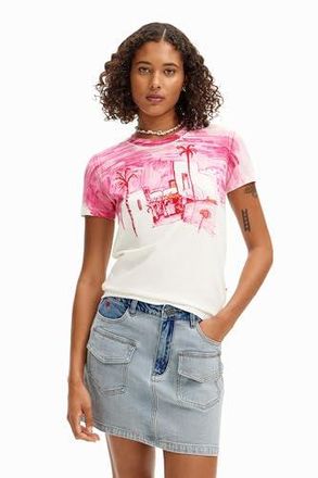 Desigual TS_Fez Blouse, Rouge, XL Femme