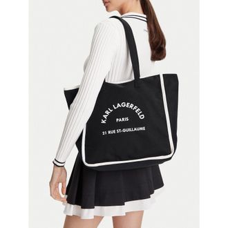 Karl Lagerfeld Handtasche KARL LAGERFELD A3W50018 Schwarz