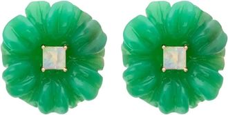 Aliita Aliita, Femme, Accessoires, Vert, Taille: ONE Size Blossom Carre Cr+Op.b