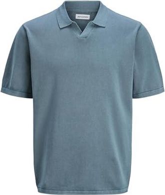 Jack & Jones Jjeleo Polo en Tricot SS Sn, oceanview, XL Hommes