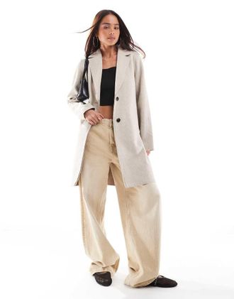 Only Manteau long - Crème-Blanc