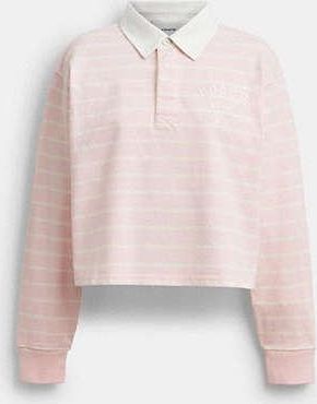 Coach Rugby-Polohemd Aus Biobaumwolle Mit Horse & Carriage-Motiv Und Streifen