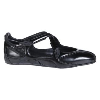 The Attico Femme, Chaussures, Noir, Taille: 37 EU Ballerine Floor01