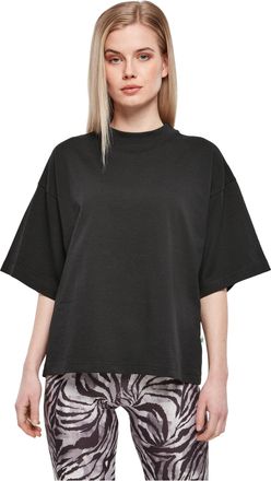 Urban Classics Damen Ladies Organic Heavy Tee T-Shirt, Black, 4XL