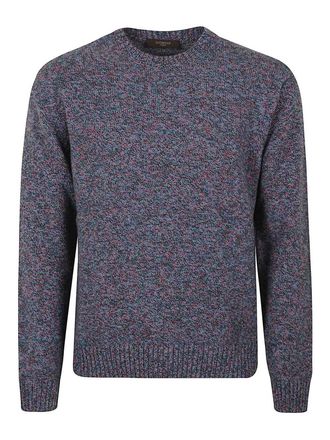 Zanone Rundhalspullover - Blau