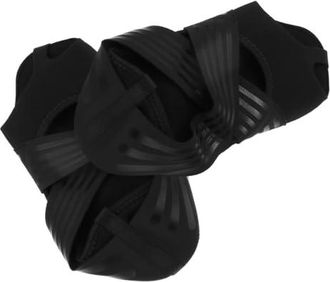 Supvox Chaussettes de Yoga Antid&eacute;rapantes pour Femmes &agrave; Cinq Doigts Chaussures de Yoga Souples Noir Taille 37/38 Semelles Flexibles pour Pilates Danse Classi
