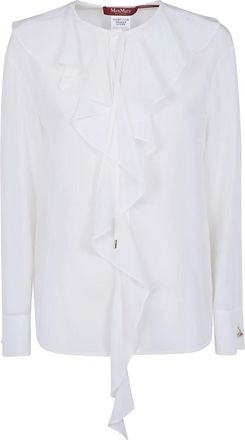 Max Mara Femme, Blouses et Chemises, Blanc, Taille: 34 FR Mstepica Shirt
