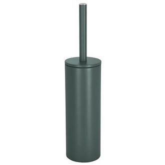 Spirella Brosse WC avec Support Acier - Akira - t&ecirc;te Interchangeable et dun Pot en Acier Solide - avec R&eacute;cipient hygi&eacute;nique - Brosse Toilette ferm&eacute;e - &agrave; Poser 