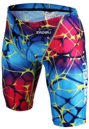 Zaosu Maillot de bain de compétition Z-ColorMesh pour homme et garçon