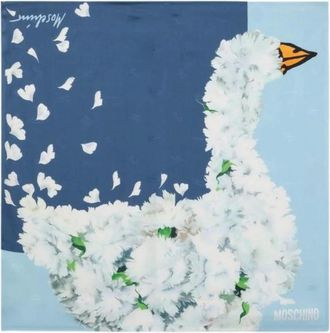 Moschino Femme, Accessoires, Bleu, Taille: ONE Size Scarves