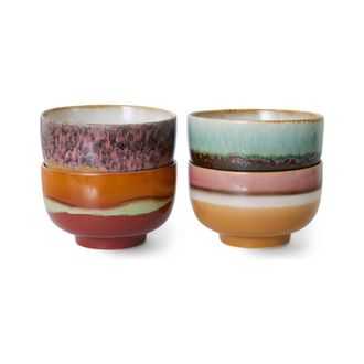 HKliving Bol en grès - Set de 4 HKliving