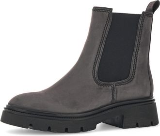 Gabor Damen Chelsea Boots, Frauen Stiefeletten,halbstiefel,Kurzstiefel,uebergangsschuhe,uebergangsstiefel,flach,Pepper(EL.schwarz),37.5 EU / 4.5 UK
