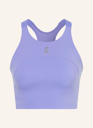 On Cropped-Top Performance blau