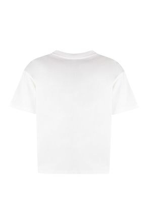 A.P.C. Womens Organic Cotton Crew-Neck T-Shirt White T-Shirts & Jerseys