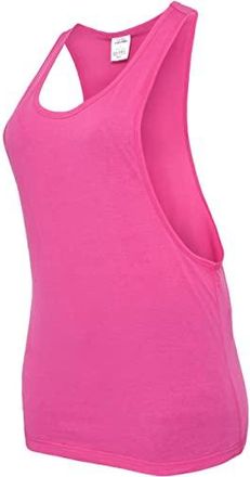 Urban Classics Ladies Loose Tanktop - T-Shirt De Sport Femme, Rose (Fuchsia) - Small (Taille Fabricant: Small)