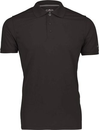 F.lli Campagnolo Herren Poloshirt Piquet-Poloshirt mit Dry Function Tecnologie, Nero-Cemento, 58, 3T60077