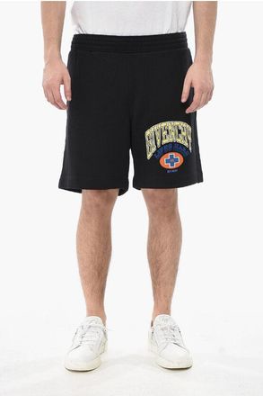 Givenchy Brushed Cotton Shorts LIFES HARD With Embroidery size Xl