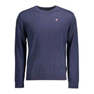 Napapijri Vielseitiger Blauer Pullover f&uuml;r M&auml;nner - - Knitwear - Herren - Blau - L