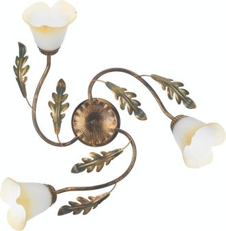 Onli Wandleuchte, Metall Klassisch 3 luci bronze