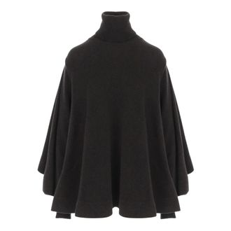 Jacquemus Woll- und Kaschmirpullover mit hohem Kragen - - Jackets - Damen - Braun - S