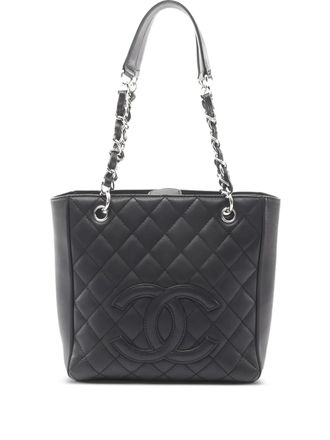 Chanel sac &agrave; design matelass&eacute; (2008-2009) - Noir