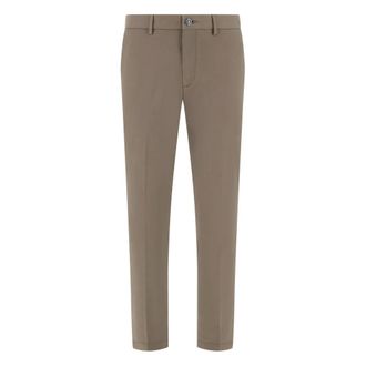 Boggi Milano Homme, Pantalons, Beige, Taille: W32 Pantalon en Coton Stretch
