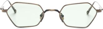 Matsuda unisex, Accessoires, Vert, Taille: 49 MM Lunettes de soleil g&eacute;om&eacute;triques M3138