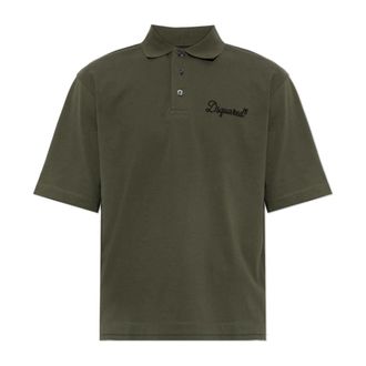 Dsquared2 Homme, Tops, Vert, Taille: S Polo Signature
