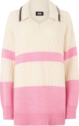 GCDS Pullover mit Monogramm - Nude