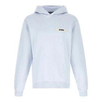 Jacquemus Homme, Sweatshirts et sweats &agrave; capuche, Bleu, Taille: XL Le Sweat &agrave; capuche Gros Grain cotton sweatshirt