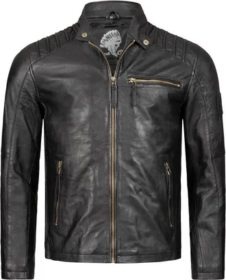 Rock Creek Lederjacke Herren Lederjacke H-291