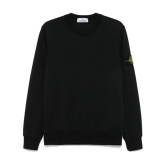 Stone Island Herren, Sweatshirts & Hoodies, Schwarzk, LGr&ouml;&szlig;e