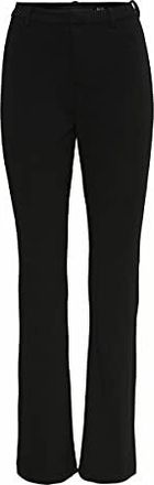 Vero Moda Vero Moda VMAMIRA Mr Flared Pant GA Noos, Pantalons aux Femmes, Black, XXL/34