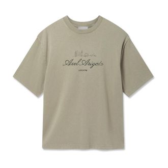 Axel Arigato LDN Washed Sky T-Shirt - - Tops - Herren - Gr&uuml;n - XS