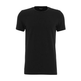 Dondup Klassisches Rundhals-T-Shirt - - Tops - Herren - Schwarzk - S