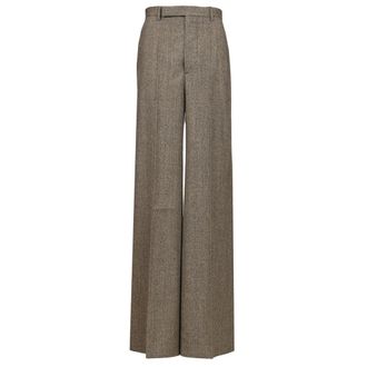 Rick Owens Ma&szlig;geschneiderte Hose mit weitem Bein - - Trousers - Damen - Schwarzk - M