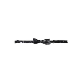 Dolce & Gabbana Schwarze Blumen Verstellbare Hals Herren Fliege - - Accessories - Herren - Schwarzk - ONE SIZE