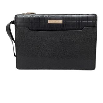 Burberry Pre-owned Leder-Clutch - - Pre-owned - Herren - Schwarzk - ONE SIZE