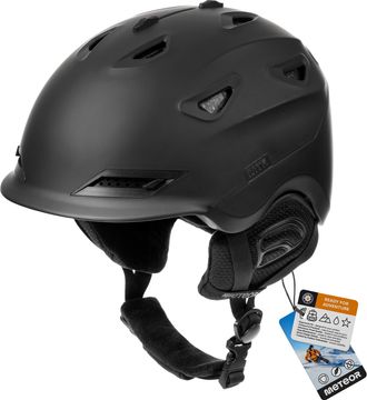 Meteor Skihelm für Erwachsene und Kinder Snowboardhelm - Ski Helme mit Active Belüftungssystem Jungen Skihelm mit System zur Installation von Skibrillen für 