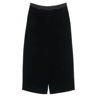 Giorgio Armani Wide Hosen - - Trousers - Damen - Schwarzk - M