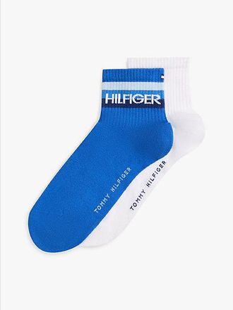Tommy Hilfiger Lot de 2 paires de chaussettes basses &agrave; logo