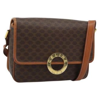 Celine Sac bandouli&egrave;re vintage doccasion - Femme - Pre-owned - Brun - Taille: ONE Size