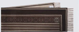 Loewe &Eacute;charpe Anagram en jacquard de laine et cachemire