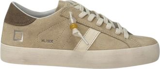 D.A.T.E. D.a.t.e., Femme, Chaussures, Beige, Taille: 37 EU Hill Low Suede