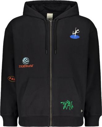 P.A.M. P.a.m., Homme, Sweatshirts et sweats &agrave; capuche, Noir, Taille: XL Zip-throughs