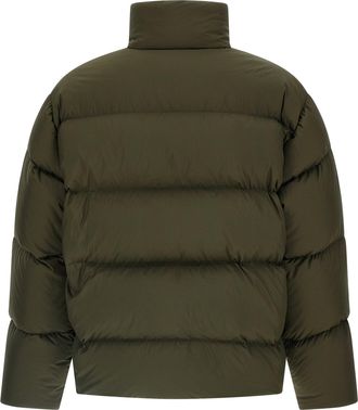 Saint Laurent Quilted Goose Down Down Jacket - Green