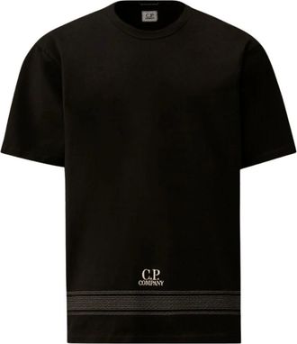C.P. Company C.p. Company, Homme, Tops, Noir, Taille: 2XL T-shirt