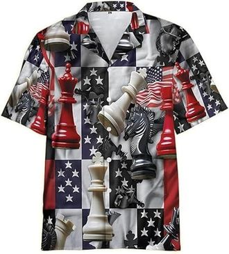 Keephen Casual Nouveaut&eacute; &Eacute;checs Hawaiian Chemise Impression 3D Cible de Fl&eacute;chettes Boutonn&eacute;e Chemise Femmes Hommes &Eacute;t&eacute; Plage Vacances Chemise